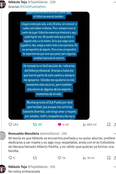 Nikkole Teja Desmiente Que El Club Puebla La Corrió Por Tener Onlyfans