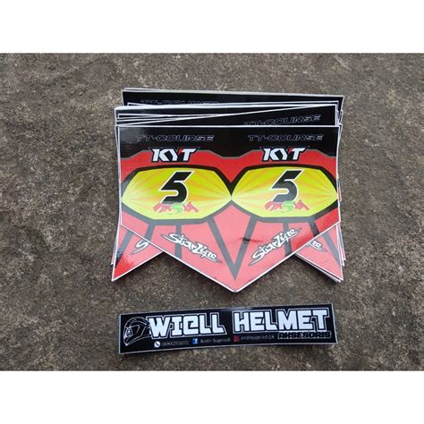 Jual Stiker Sticker Tear Off Kyt Shopee Indonesia