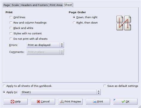 Page Setup