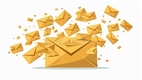 An Inbox Mail Concept With A New Message Notification Illustrated As