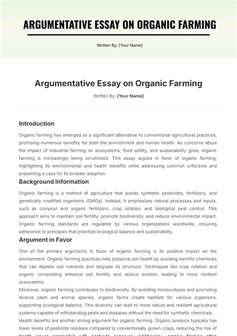 Free Argumentative Essay Templates Editable And Printable