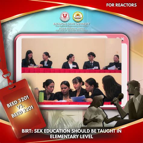 college birt sex education should be taught in elementary level