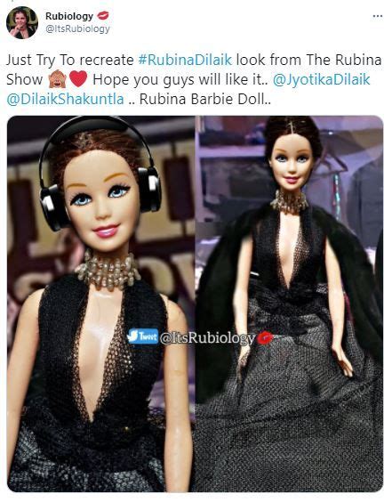 Rubina Dilaik Dolls Fan Turns Rubina Dilaiks Looks From Bigg Boss 14