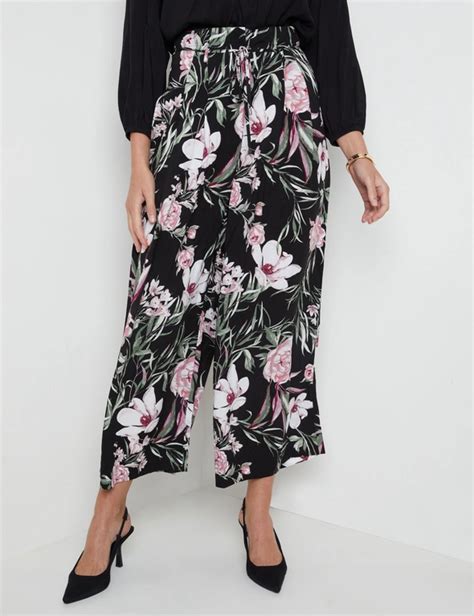 Katies Full Length Wide Leg Printed Pant Ezibuy Australia