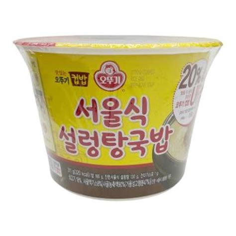 맛있는오뚜기컵밥서울식설렁탕국밥 311g 오뚜기 배민스토어