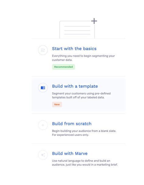 create audience recipes and templates growthloop docs