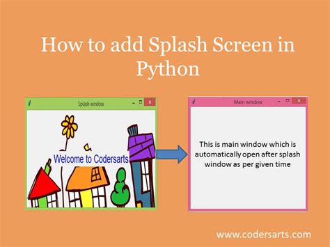How To Add Splash Screen In Python Tkinter Codersarts