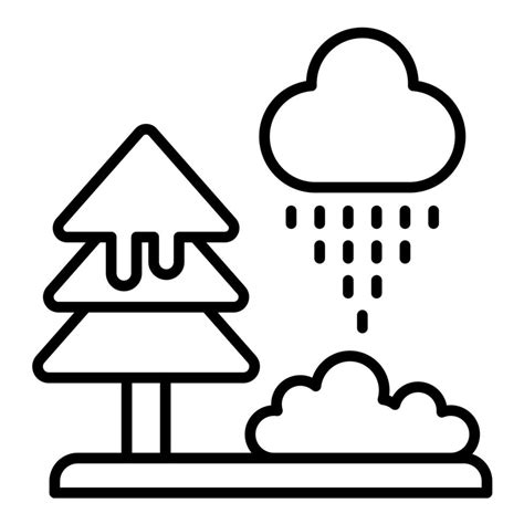 Winter Line Icon 14809828 Vector Art At Vecteezy
