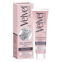 Velvet Delicate Крем-депилятор для чувствительной кожи деликатных зон ...