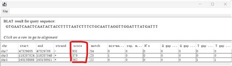 Blat Score Formula Issue 1408 Igvteam Igv GitHub