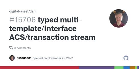 Typed Multi Templateinterface Acstransaction Stream · Issue 15706