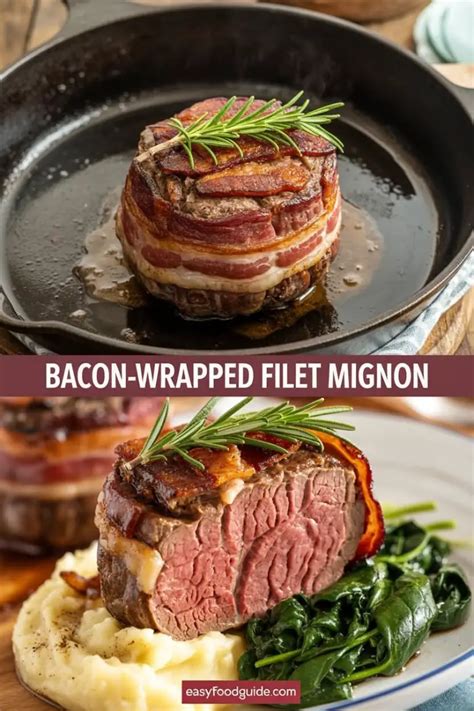 Bacon Wrapped Filet Mignon Recipe Easy Food Guide