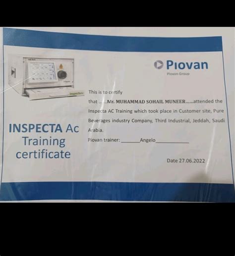 Muhammad Sohail Munir On Linkedin Qualityassurance Preform Piovangrou