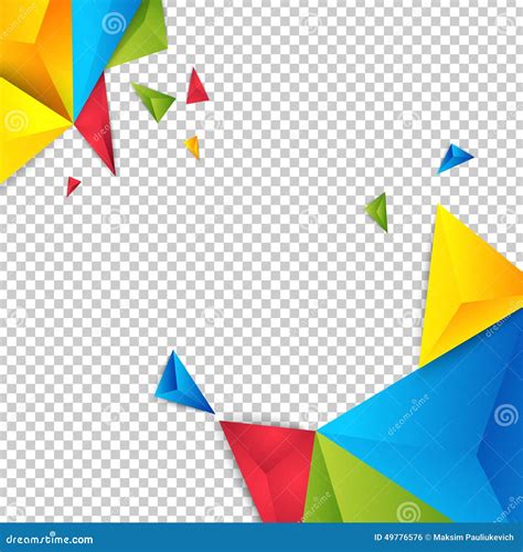 Vector Color Background Abstract Polygon Triangle Stock Vector Illustration Of Business Drive