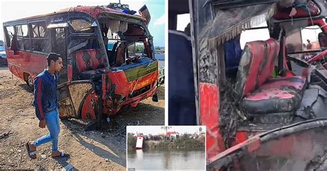 Breaking 21 Dead And Six Injured After Bus Overturns And Plunges Into A