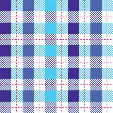 Winter Color Checkered Background Plaid Texture Seamless Pattern Fabric Checkered Background