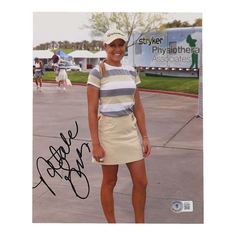 Natalie Gulbis Signed X Photo Beckett Pristine Auction