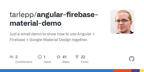 GitHub Tarlepp Angular Firebase Material Demo Just A Small Demo To Show How To Use Angular