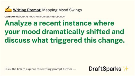 writing prompt mapping mood swings draftsparks