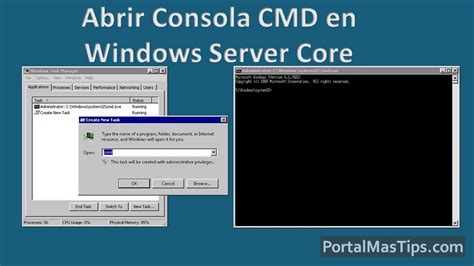 Como Abrir Símbolo De Sistema Cmd En Windows Server Core Portaltips