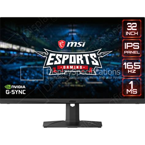 31.5" MSI Optix MAG321QR - Specifications