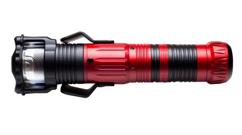 Premium Photo Intense Flashlight On White Background
