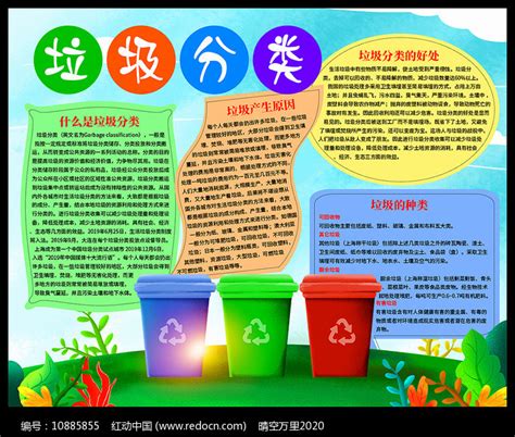 垃圾分类手抄报设计图片素材环保公益图片手抄报图片第16张红动中国