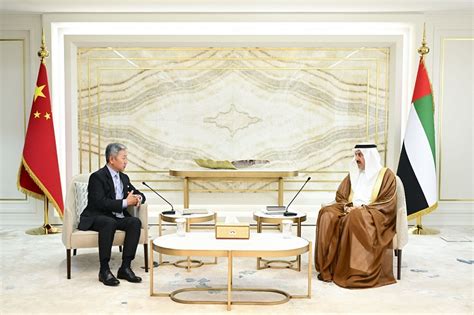 张益明大使会见阿联酋联邦国民议会议长萨格尔