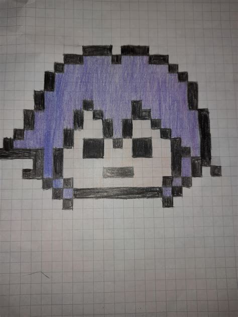Some Kokichi Pixel Art I Did Danganronpa
