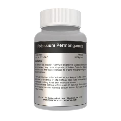 Potassium Permanganate High Purity Oxidizing Agent Consolidated