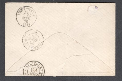 France 1876 Lettre Ancienne De Nanteuil Le Haudoin Pour Lisy S Ourcq
