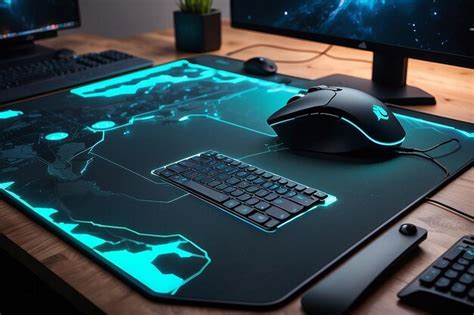 Premium Photo Desk Surface Detail Custom Mousepad Showcase