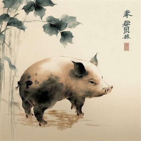 水墨画十二生肖专题 素材集市