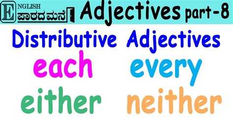 What Are The Examples Of Distributive Adjectives Design Talk