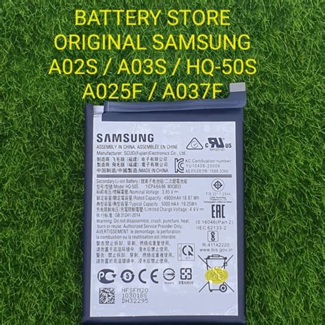 Jual Baterai Original Samsung Galaxy A S A S Hq S A F A F Battery Batre Bat