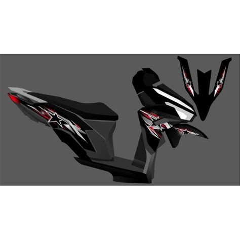 Striping STICKER Transparent VARIO LED NEW GEN 2 125 2023 STAR SERIES