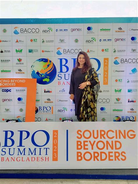 Bpo Summit 2023 Genuity Bpo Genuity Systems Ltd Shazia Afrin