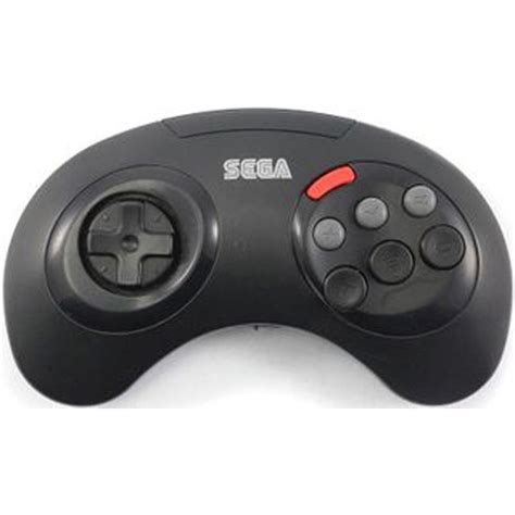 Black 6 Button Wireless Controller Mk 1629 Genesis Used Pnp
