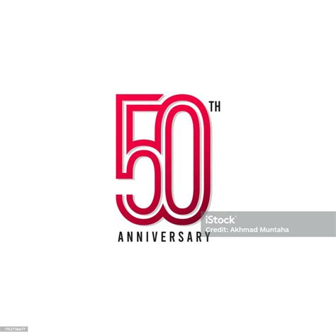 50周年向量範本為慶祝活動賀卡或印刷品而設計向量圖形及更多商標圖片 商標 事件 商務 Istock