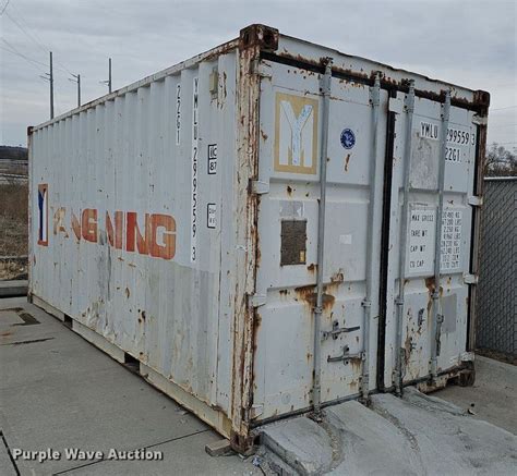 2000 Cimc Dc20 20b Shipping Container In La Vista Ne Item Mc9665