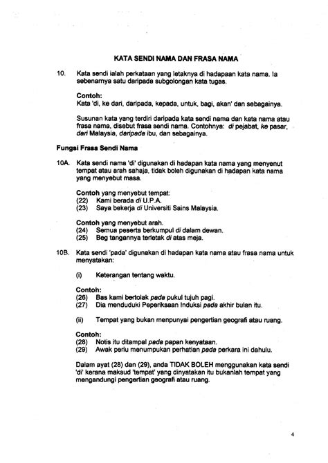 Bahasa Malaysia Iv Frasa Sendi Nama
