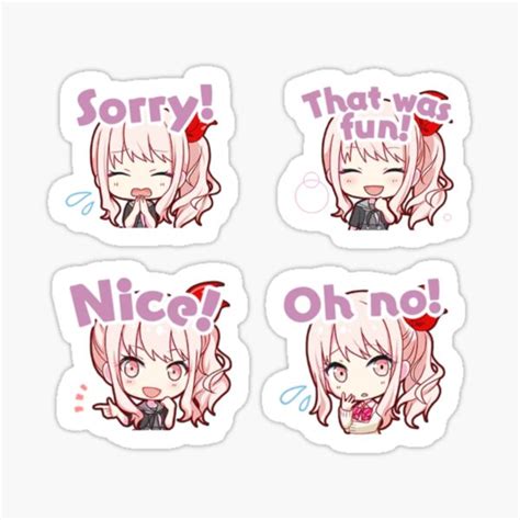 Mizuki Akiyama Set 2 Sticker For Sale By Oyasuminana Redbubble