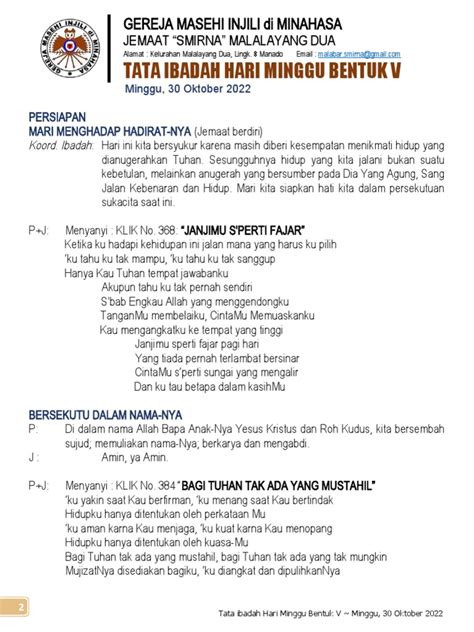 Gereja Masehi Injili Di Minahasa Pdf