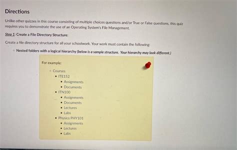 Solved Directions Unlike Other Quizzes In This Course