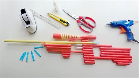 How To Make A Paper Guns Sniper Rifle Awm That Shoots Youtube