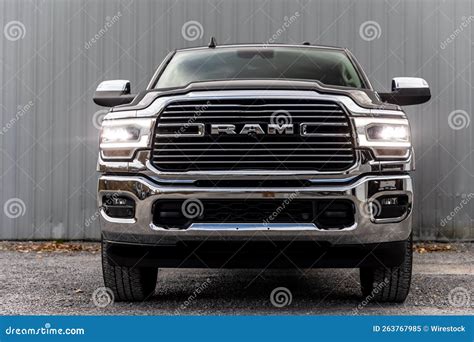 Low Angle Front View Of A Ram 2500 Pickup Truck Editorial Image Image