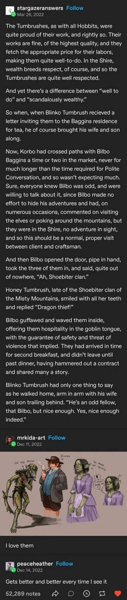 Goblit Half Goblin Half Hobbit Fan Fic Media Chomp