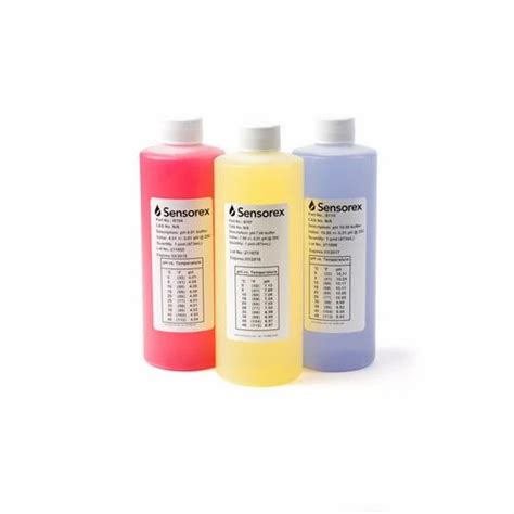 Ph Buffers Sensorex Make With Nist Traceability Certificate Grade