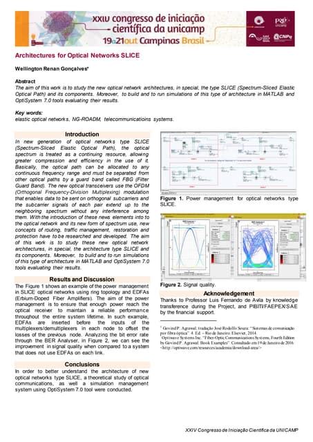 architectures for optical networks slice pdf