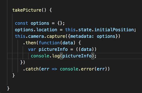 Location Isnt Added To Data On IOS Issue React Native Camera React Native Camera